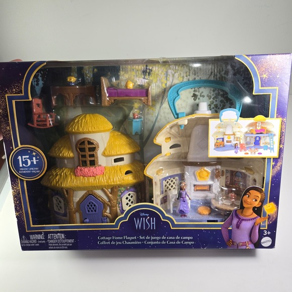 Disney | Toys | Disney Wish Cottage Home Playset With Asha And ...